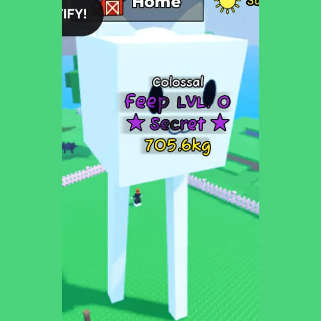 Catch and Tame | Colossal Feep 706kg (Secret) Lvl 0 | 864/s - Roblox ...