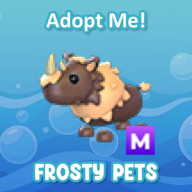 Mega Wooly Rhino - Adopt Me Game Item - Gameflip