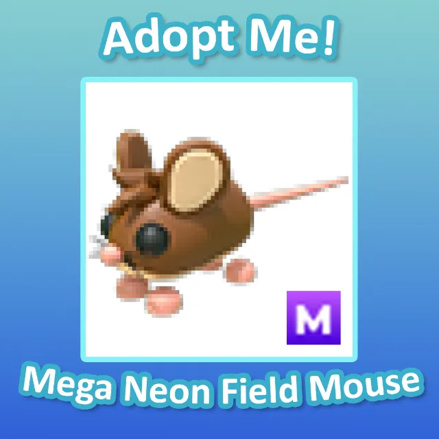 Mega Neon Field Mouse - Adopt Me Game Item - Gameflip