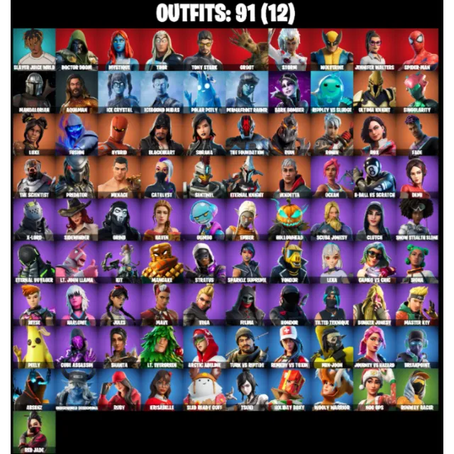 Fortnite Account | 91 Skins | Full Access | PSN/XBOX/PC | Slayer Juice ...