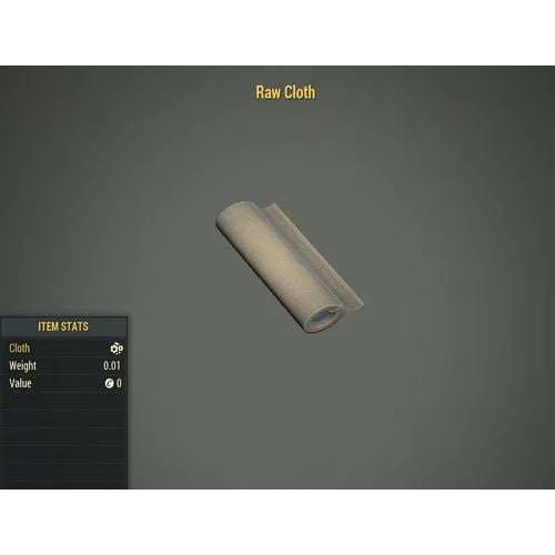 5000 Raw Cloth - Fallout 76 Game Items - Gameflip