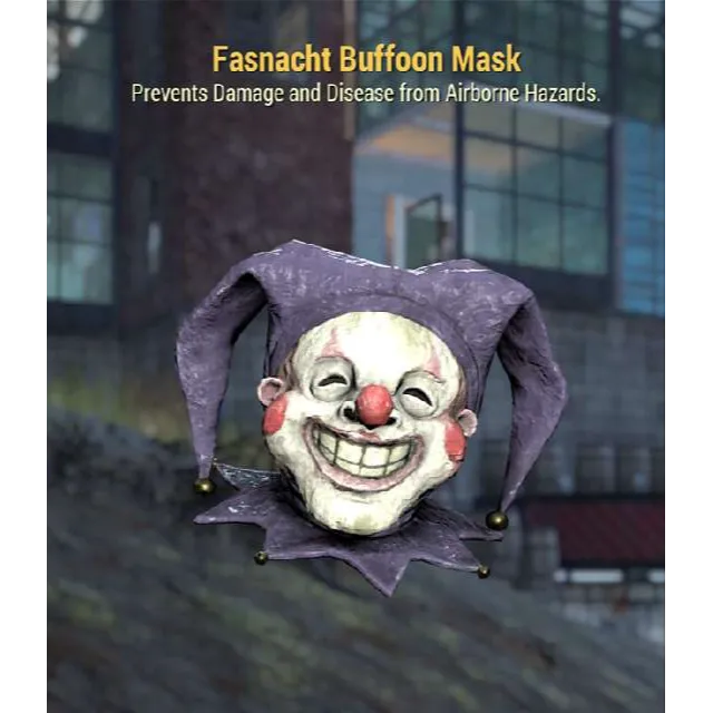 Apparel | Fasnacht Buffoon Mask - Fallout 76 Game Items - Gameflip