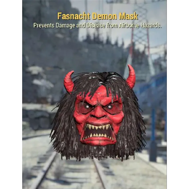 Fasnacht Demon Mask - Fallout 76 Game Item - Gameflip