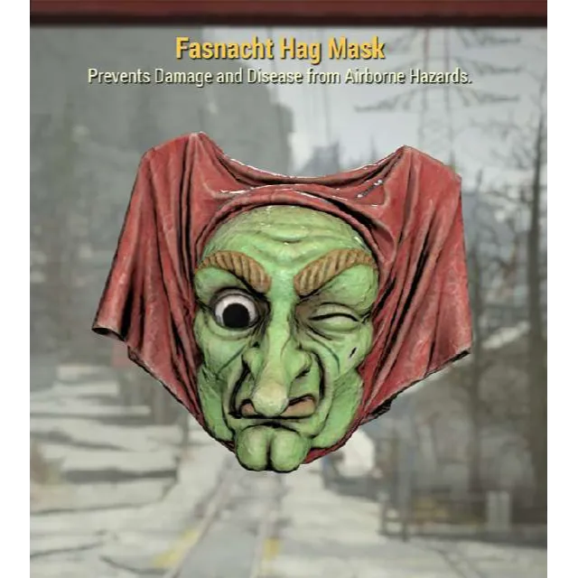 Fasnacht Hag Mask - Fallout 76 Game Item - Gameflip