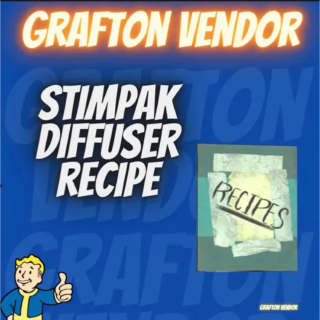 Stimpak diffuser recipe - Fallout 76 Game Items - Gameflip