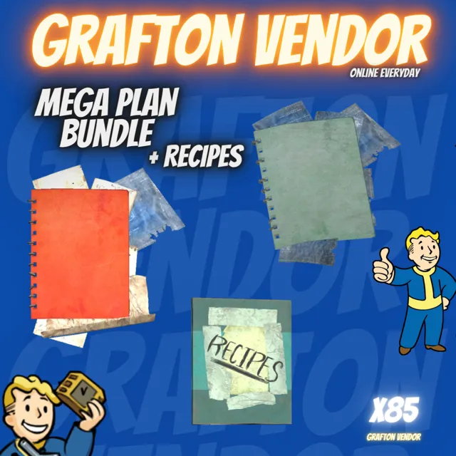 Mega plan bundle - Fallout 76 Game Items - Gameflip