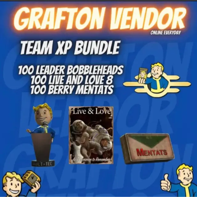 Team XP Bundle - Fallout 76 Game Items - Gameflip