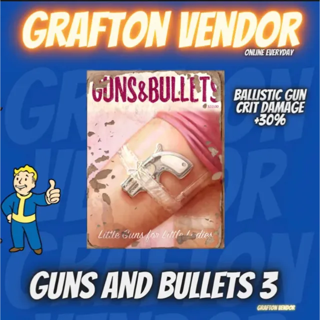 100 Guns and bullets 3 - Fallout 76 Game Items - Gameflip