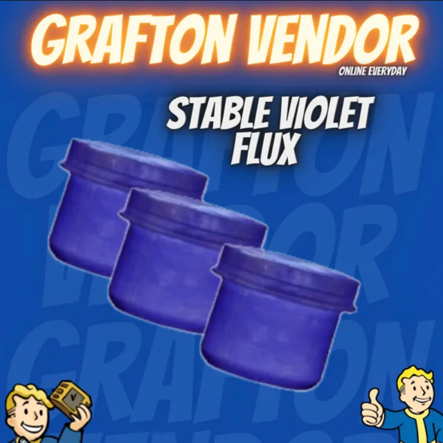 500 Stable Violet Flux - Fallout 76 Game Items - Gameflip
