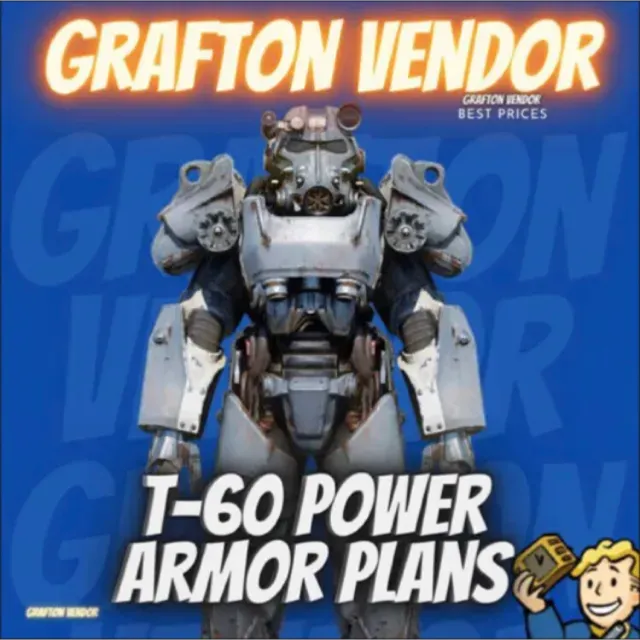 T60 power armor plans - Fallout 76 Game Items - Gameflip