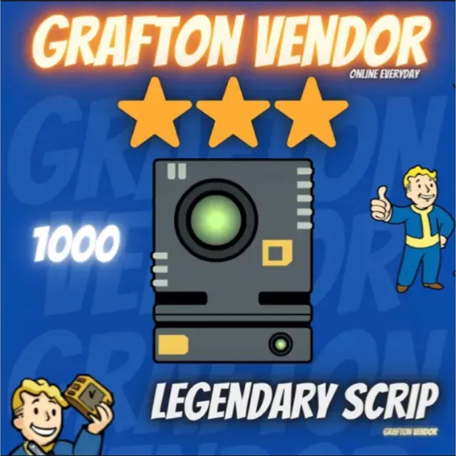 1,000 Legendary scrip - Fallout 76 Game Items - Gameflip