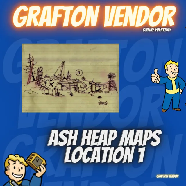 500 Ash heap maps - Fallout 76 Game Items - Gameflip
