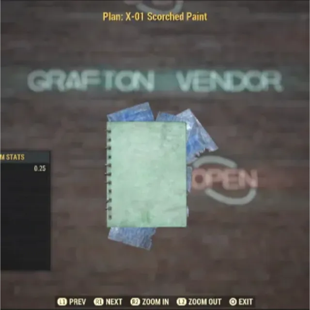 X01 Scorched paint - Fallout 76 Game Item - Gameflip