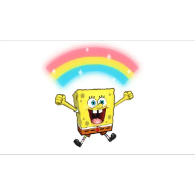 Rainbow Spongebob -Roblox Limited Virtual Item - Other Game Item - Gameflip