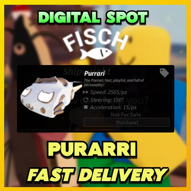 PURRARI | FISCH - Roblox Game Item - Gameflip