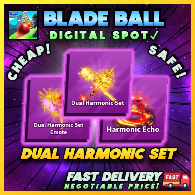 dual harmonic set - Blade Ball Game Items - Gameflip