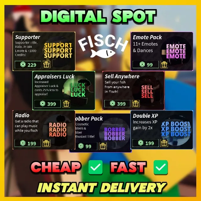 GAMEPASSES | FISCH - Other Game Items - Gameflip