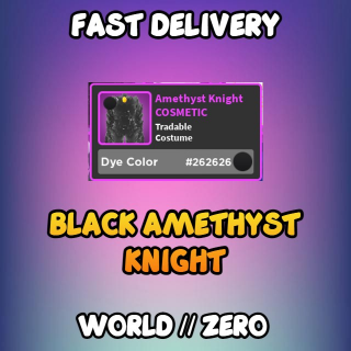 Limited | Black Amethyst Knight - Game Items - Gameflip
