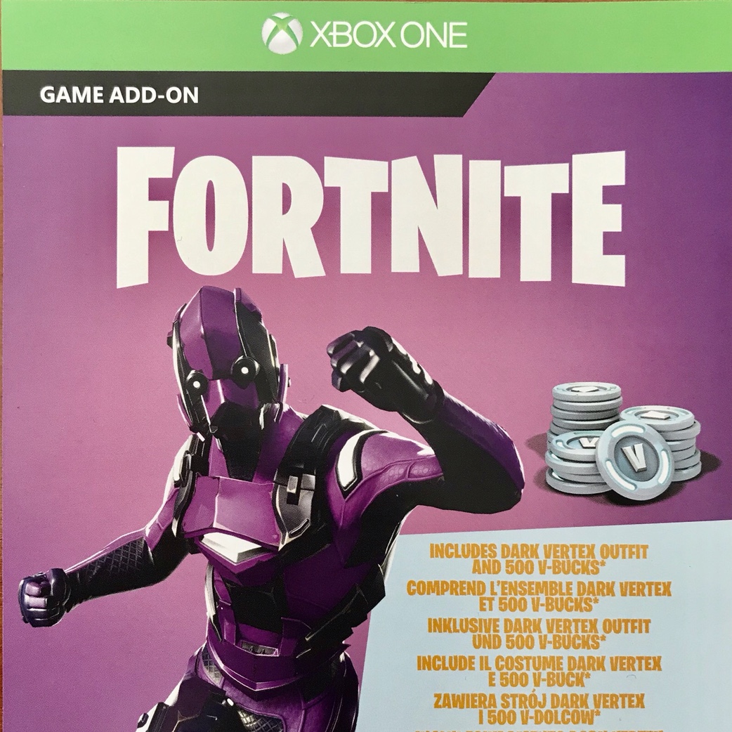 DARK VERTEX +500 VBUCK - XBox One Game - Gameflip