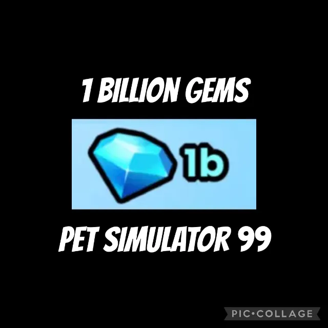 1b gems - Pet Simulator 99 Game Item - Gameflip
