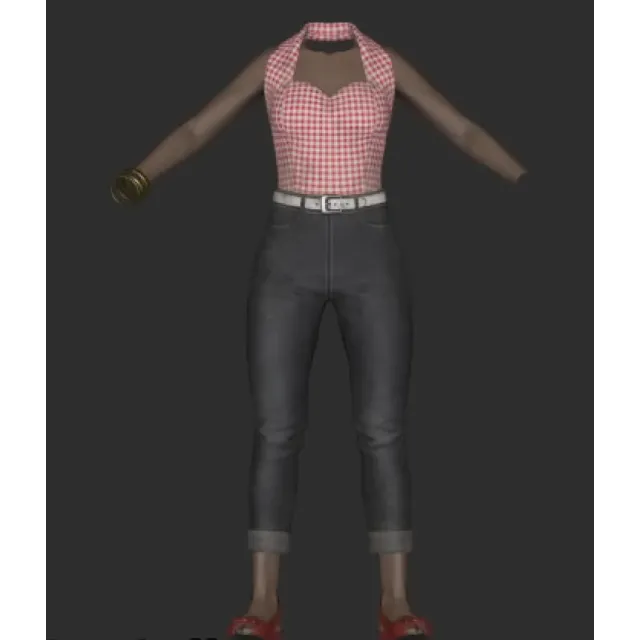 Jitterbug Judy Outfit [Plan] - Fallout 76 Game Item - Gameflip