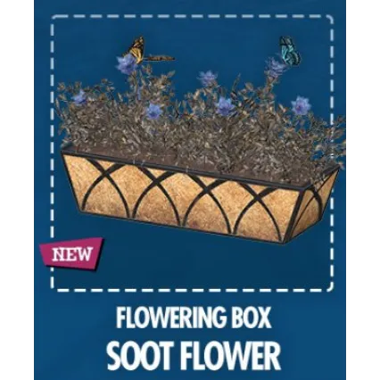 Flowering Box – Soot Flower [Plan] - Fallout 76 Game Item - Gameflip