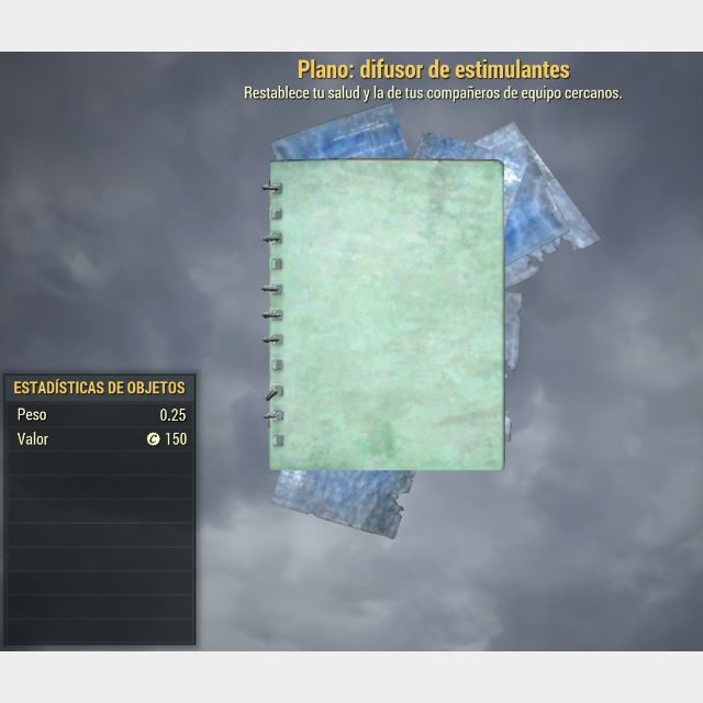 Plan | Stimpak diffuser - Game Items - Gameflip