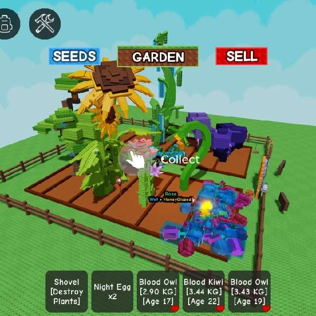 Grow a Garden, 2x Sunflower + Moon Bossom And + - Grow a Garden Game ...