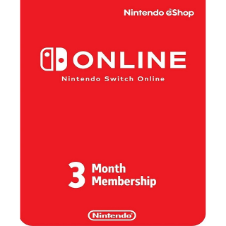 Nintendo Switch Online 3-Month Individual Membership [Digital Code ...