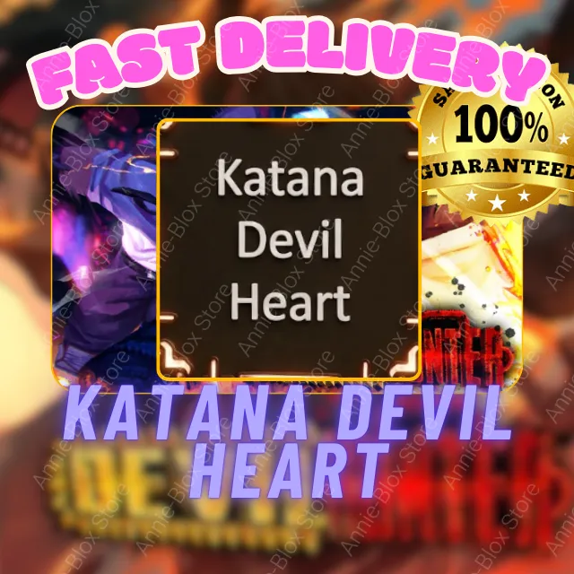 ⭐️Katana Devil Heart ⭐️ Devil Hunter ⭐️ DH ⭐️ - Roblox Game Item - Gameflip