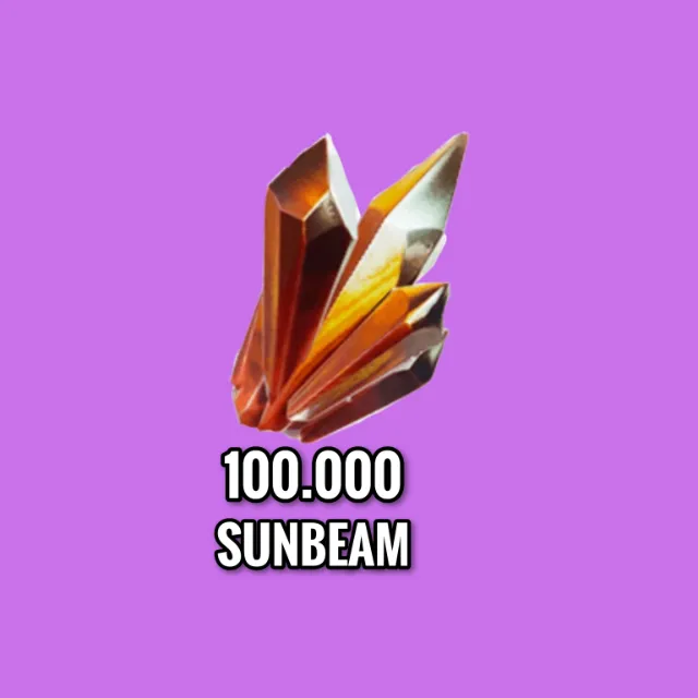 Sunbeam Crystal | 100 000x - Fortnite Game Items - Gameflip