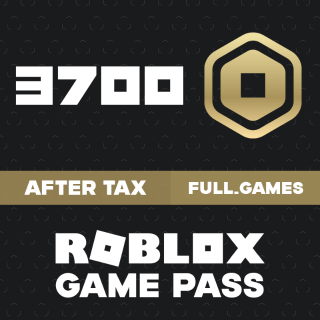 3700 ROBUX VIA GAME PASS - ROBLOX - Game Items - Gameflip