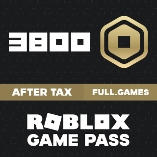 3800 ROBUX VIA GAME PASS - ROBLOX - Game Items - Gameflip