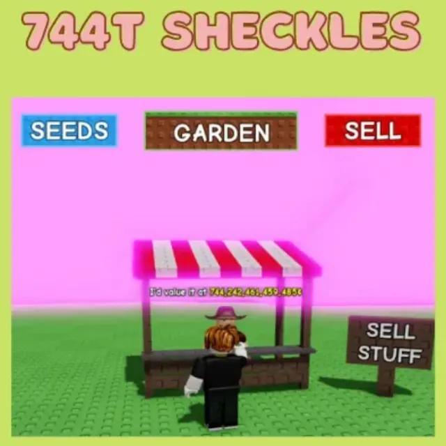 744T Sheckles Grow A Garden - Grow a Garden Game Item - Gameflip
