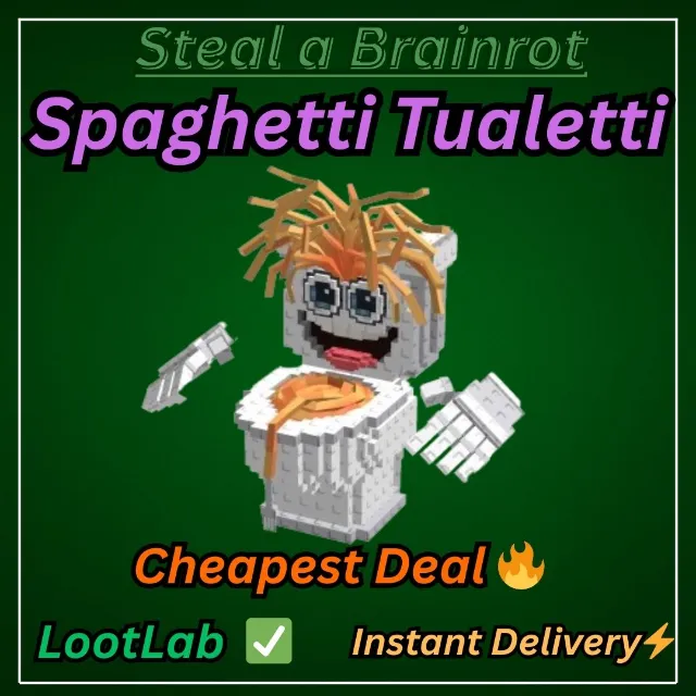 Spaghetti Tualetti Steal a Brainrot - Steal a Brainrot Game Item - Gameflip