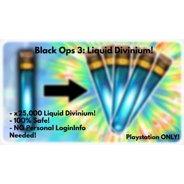 Black Ops 3: x25,000 Liquid Divinium! - Other Game Items - Gameflip