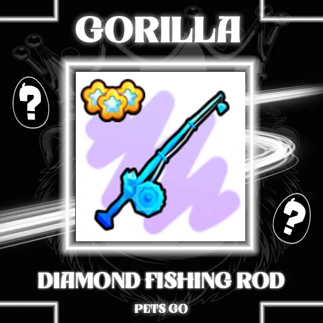 DIAMOND FISHING ROD PETS GO - PETS GO Game Item - Gameflip