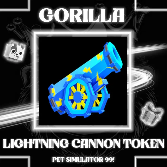 100x Lightning Cannon Token - Pet Simulator 99 Game Items - Gameflip