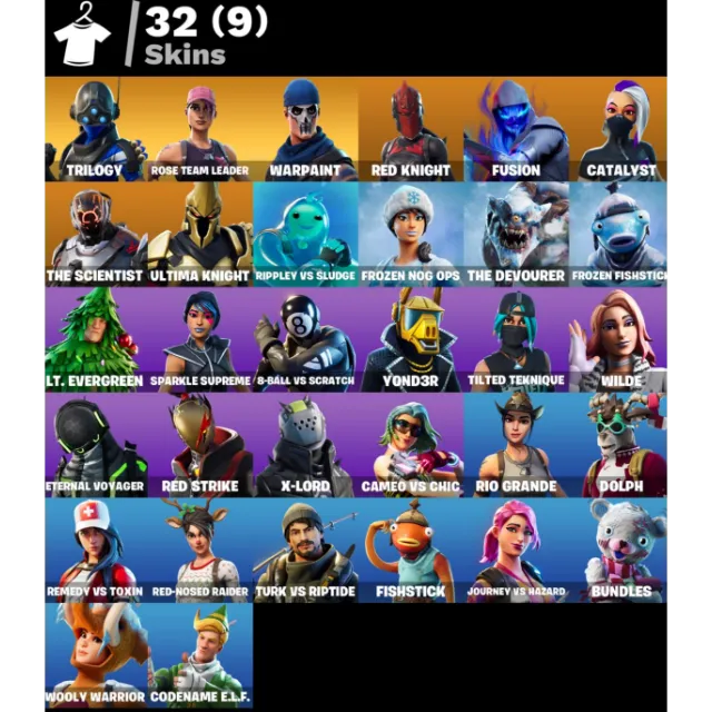 Fortnite Account - 32 Skins Save The World Founders Deluxe Edition ...