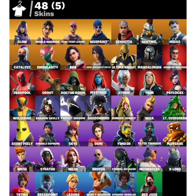 Fortnite Account - 48 Skins Save The World Founders Deluxe Edition ...
