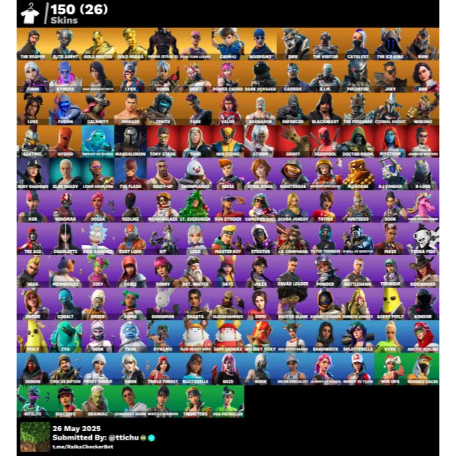 Fortnite : 150 Skins Save The World Founders The Reaper | Omega (stage ...