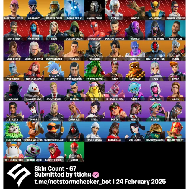 Fortnite : 67 SKINS OG STW Super Deluxe Edition | Master Chief | Spider ...