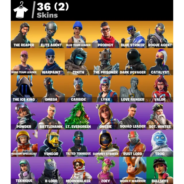 Fortnite Account - 36 Skins Save The World Founders Super Deluxe + The ...
