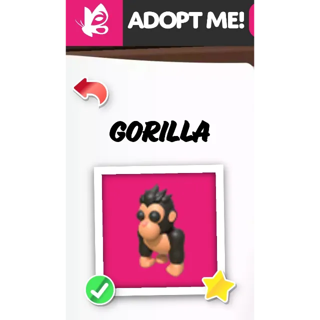 GORILLA MFR ADOPT ME PETS - Adopt Me Game Item - Gameflip