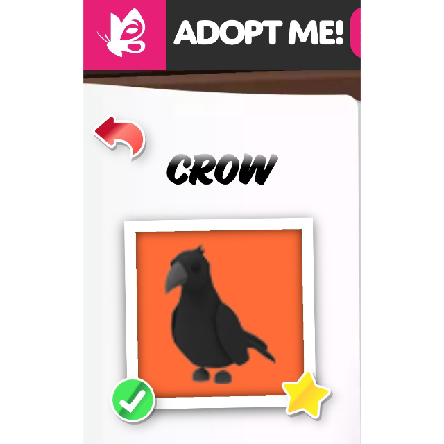 CROW FR ADOPT ME PETS - Adopt Me Game Item - Gameflip