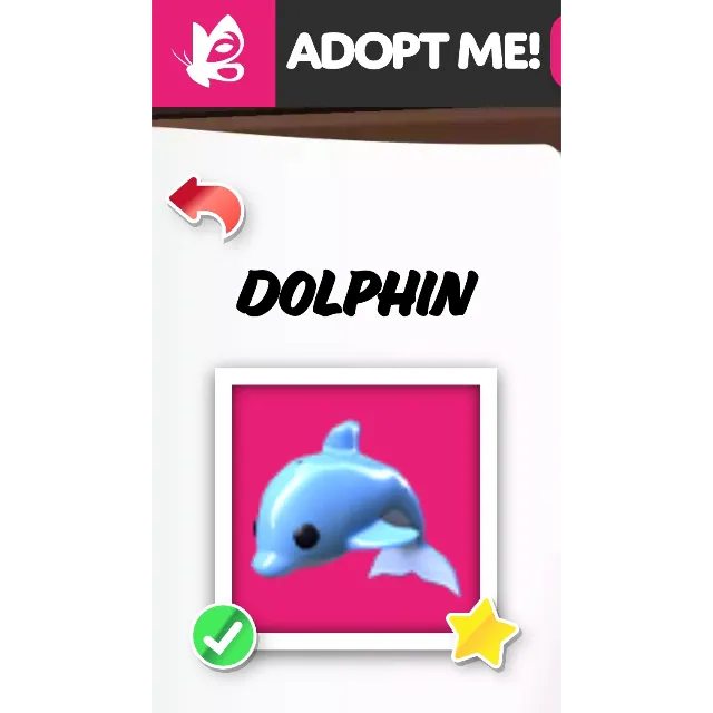 DOLPHIN MFR ADOPT ME PETS - Adopt Me Game Item - Gameflip