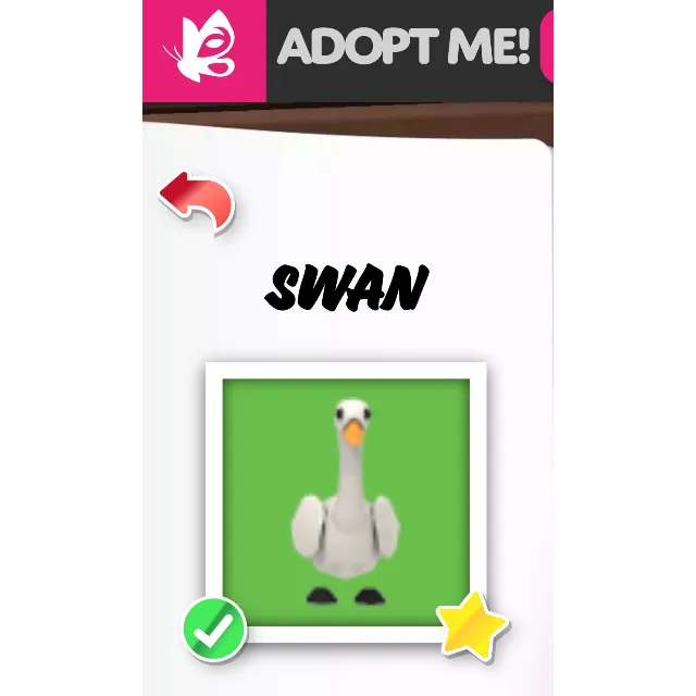 Swan NFR ADOPT ME PETS - Roblox Game Items - Gameflip