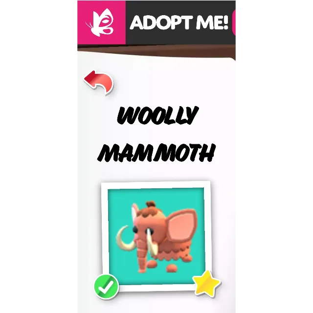 Woolly Mammoth NFR ADOPT ME PETS - Adopt Me Game Item - Gameflip