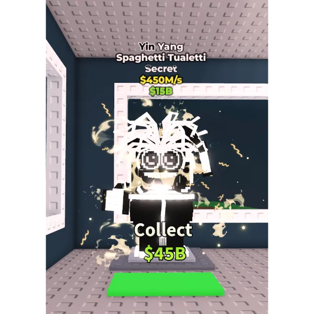 Yin Yang Spaghetti Tualetti 450M/s - Steal a Brainrot Game Item - Gameflip