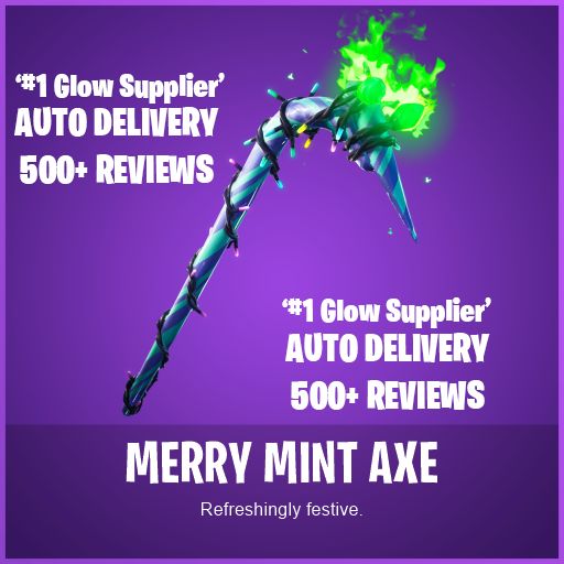 Bundle | Merry Minty Pickaxe - Game Items - Gameflip